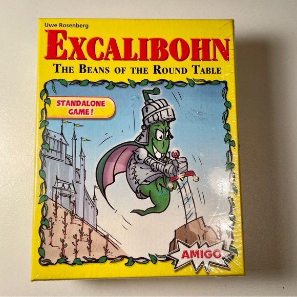 Games | Amigo Board Game Excalibohn The Beans Of The Round Table Card ...